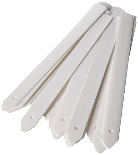 12 Inch White Plastic Plant Labels x 10